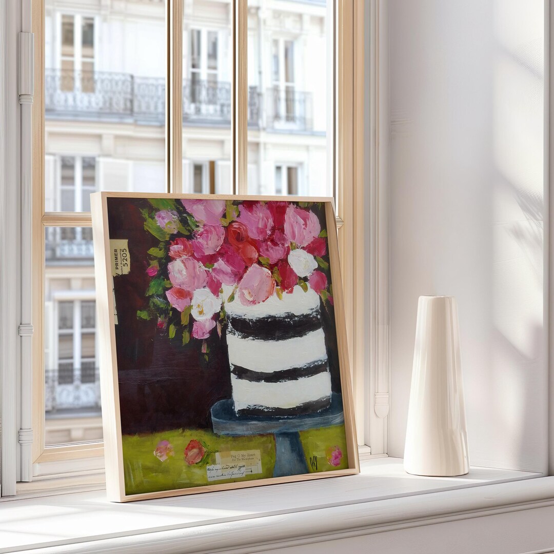 Kitchenwall Art for Baking Lovers Chocolate Cake Art for Kitchen Decor ...