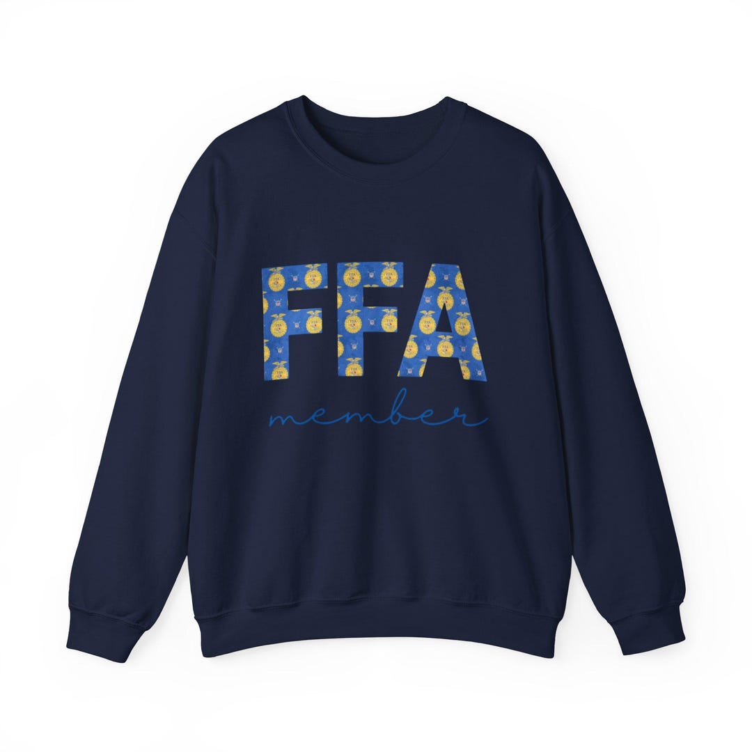 Blue FFA Member Unisex Sweatshirt, FFA Blue Crewneck Jumper, Future ...