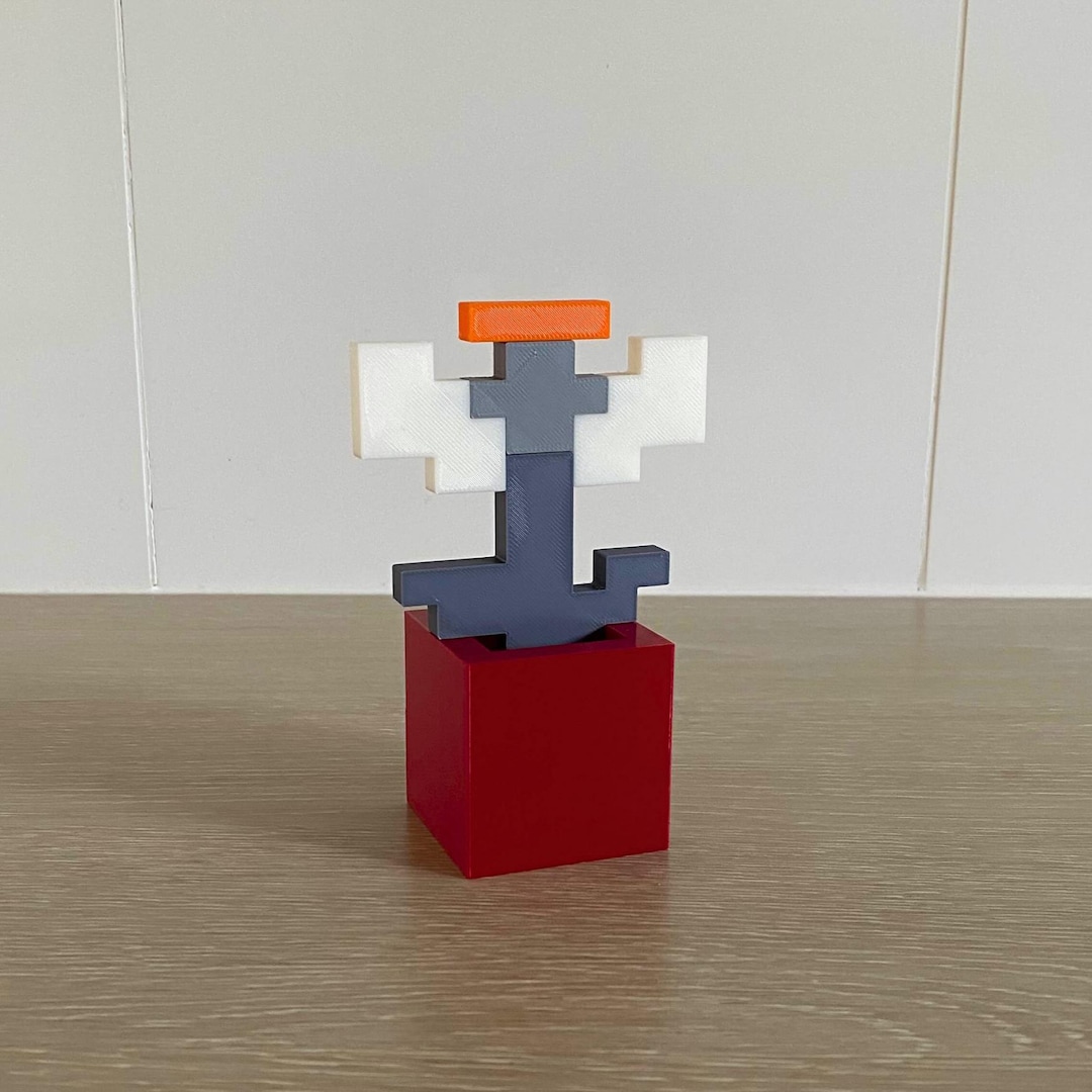 Eyeblossom Minecraft Style Pixel Art Flower for Desk or Window ...