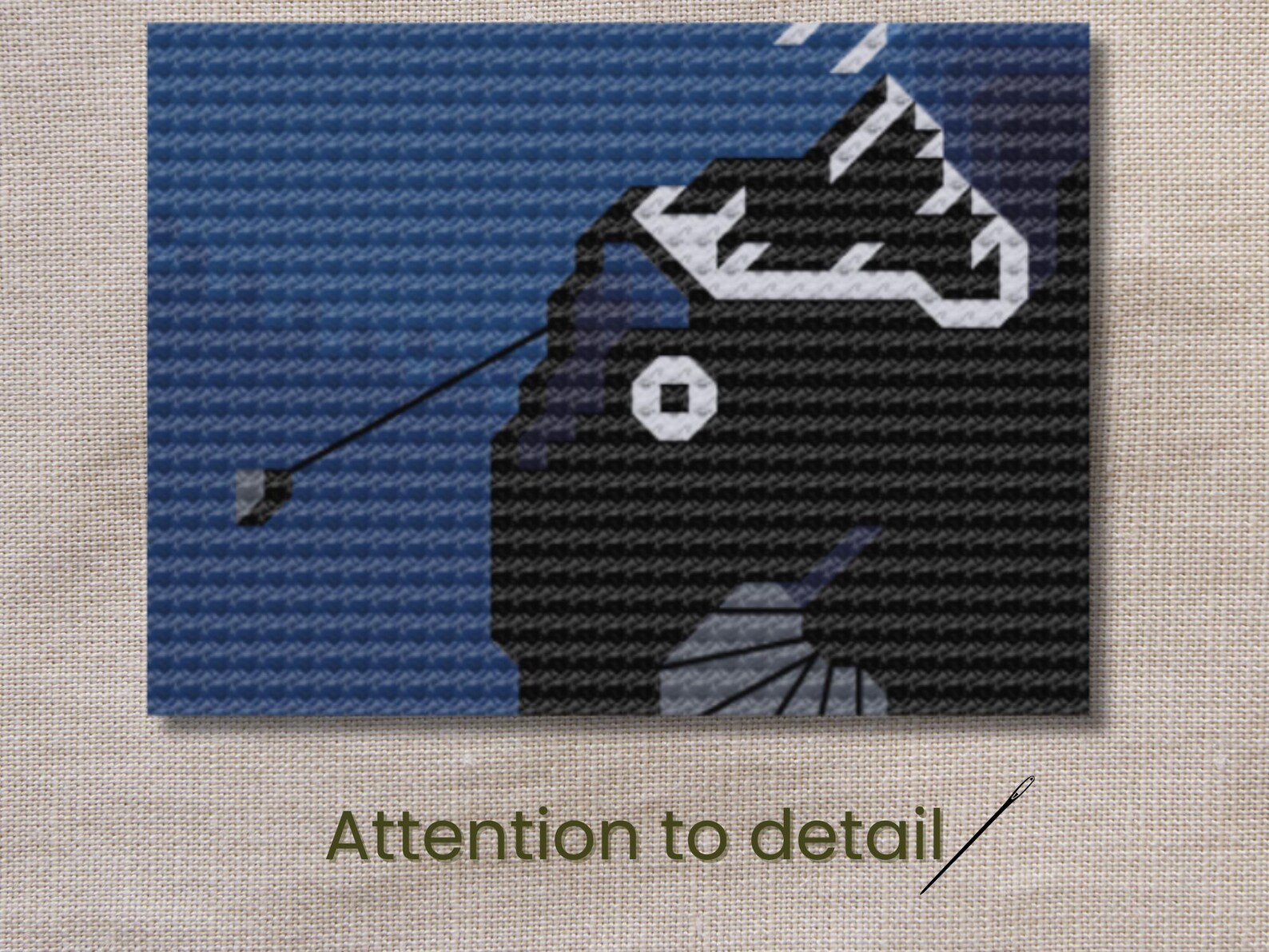 Angler Fish Cross Stitch Pattern: Black Seadevil Design (PDF Digital ...