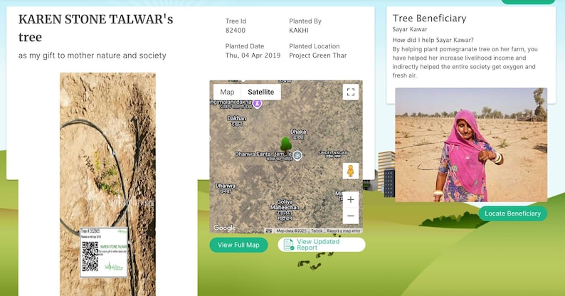 Plant a Tree in Your Name | Unique Digital Eco-friendly Gift With QR ...