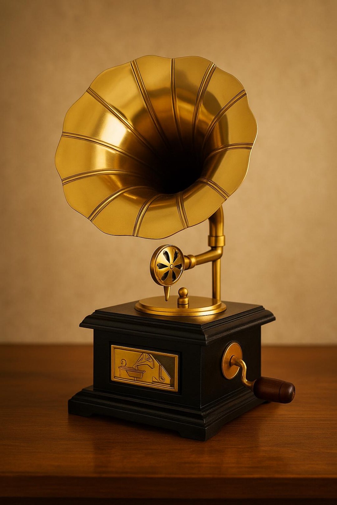 Christmas Offer | Handmade Miniature Gramophone Decor – Vintage Black ...