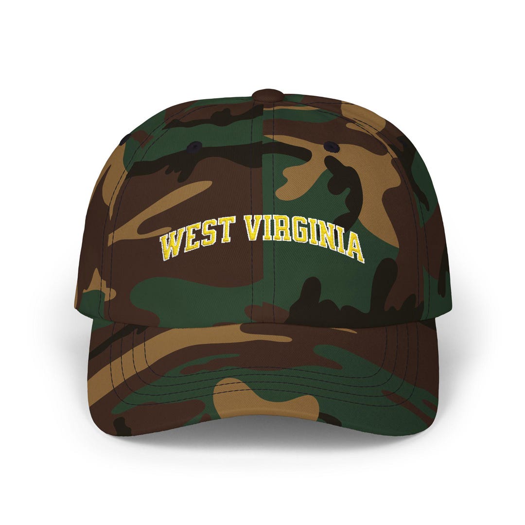 Embroidered West Virginia Dad Cap, Mountaineers Game Day Hat, West ...