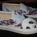 Hand Painted Toms Panda's - Etsy