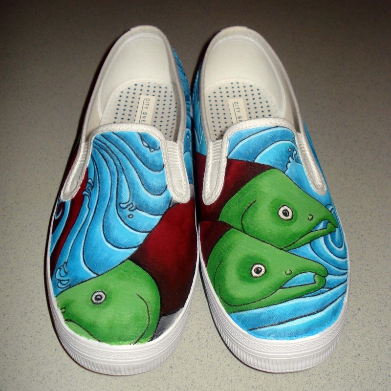 Hand Painted Toms - Etsy