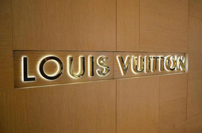 Backlit Business Sign | Custom Backlit Sign | Laser Cut Sign | Metal ...