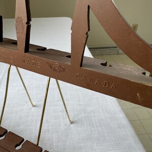 Vintage Syroco Souvenir Spoon Display Rack Ornate Scroll Design Wall ...