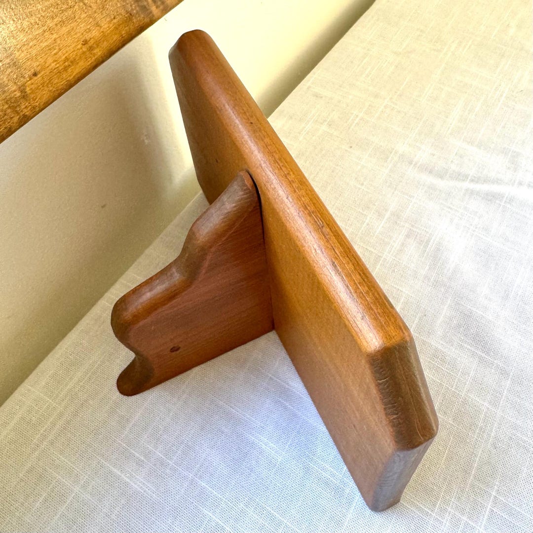 Vintage Wooden Corbel Shelf With Plate Groove - Etsy