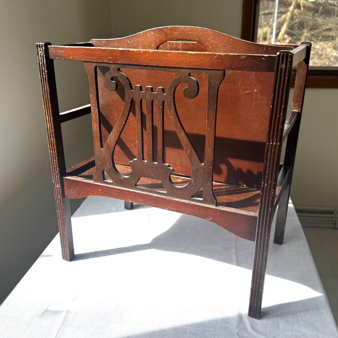 Antique 1940s Ferguson Bros. Mfg. Co Canterbury Music Book Rack Sheet ...