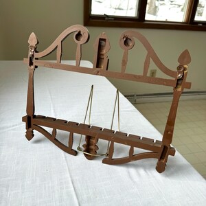 Vintage Syroco Souvenir Spoon Display Rack Ornate Scroll Design Wall ...