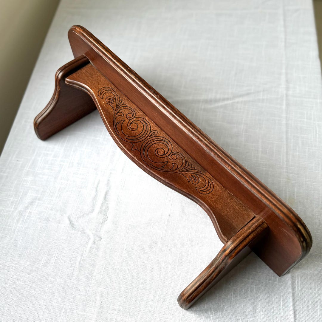 Vintage Medium Double Corbel Shelf With Plate Groove - Etsy