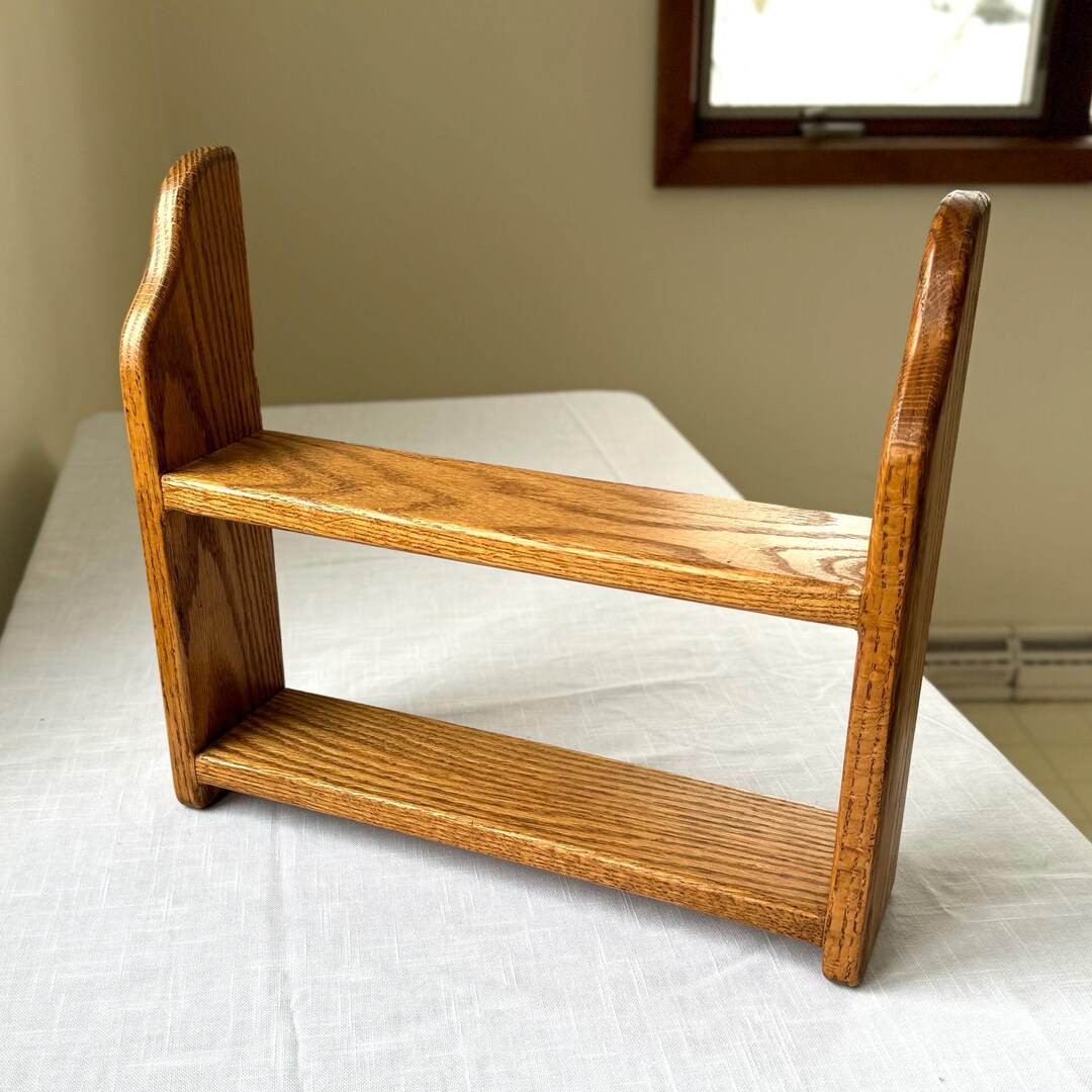 Vintage Two-tiered Amish Oak Country Spice Rack - Etsy