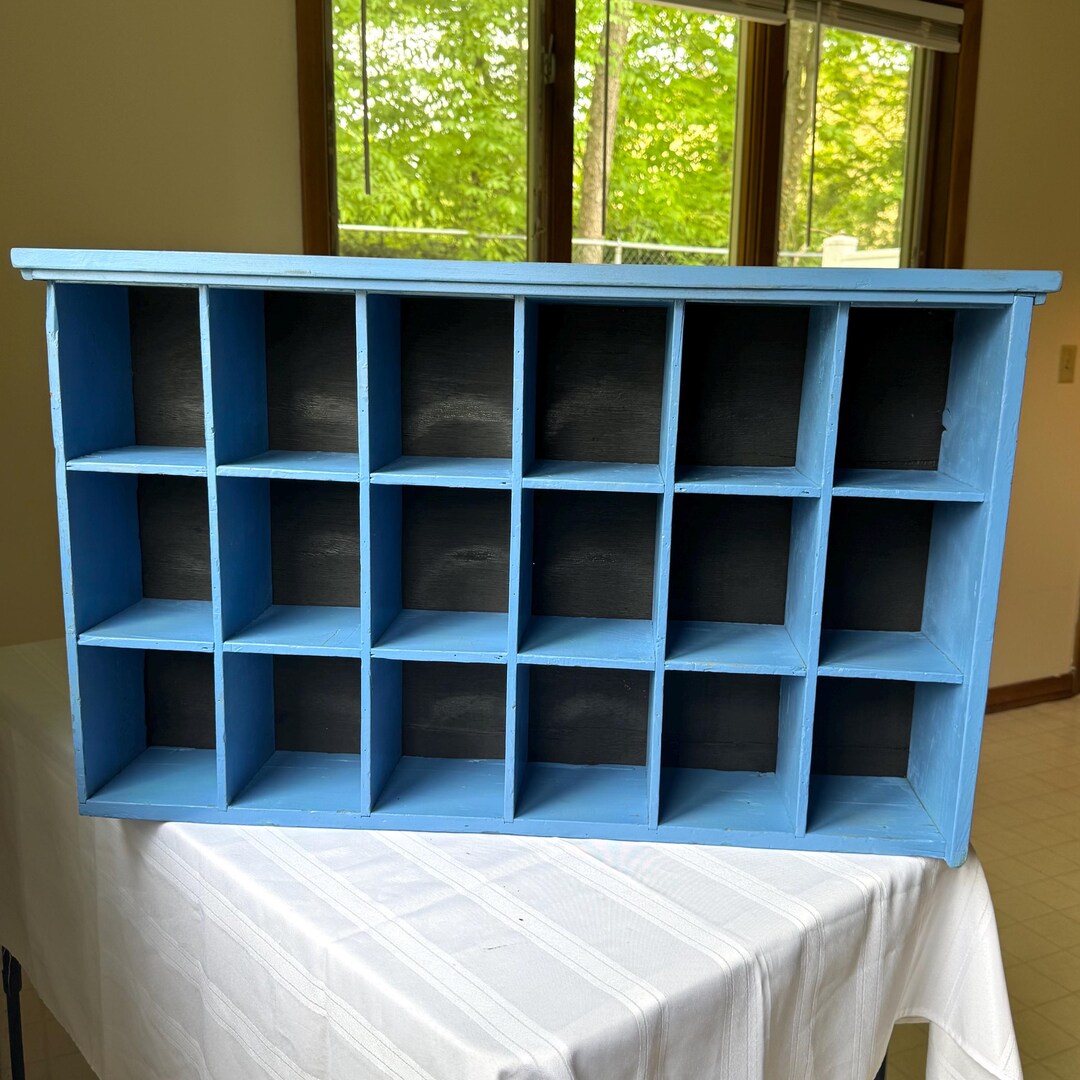 Vintage Repurposed Cubby Shelf Shoe Organizer - Etsy
