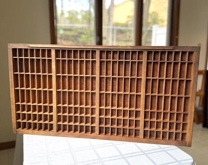 Antique Thompson Cabinet Co. Printers Furniture Printer’s Tray Typeset ...