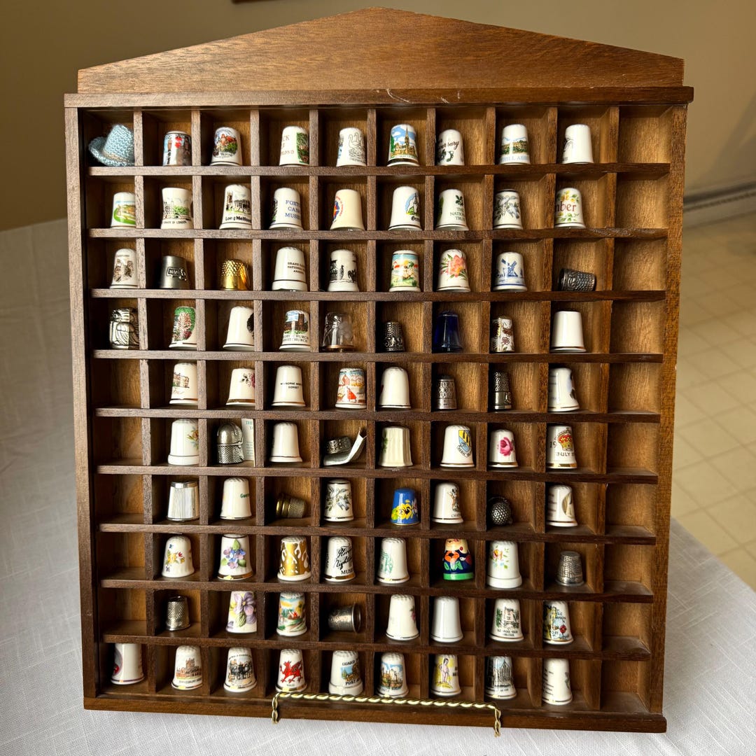 Vintage Thimble Collection and Thimble Curio - Etsy