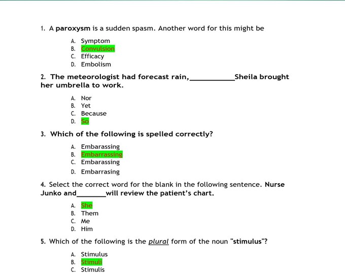 HESI A2 Exam for 2025, Covering All Subjects Questions With 100% ...