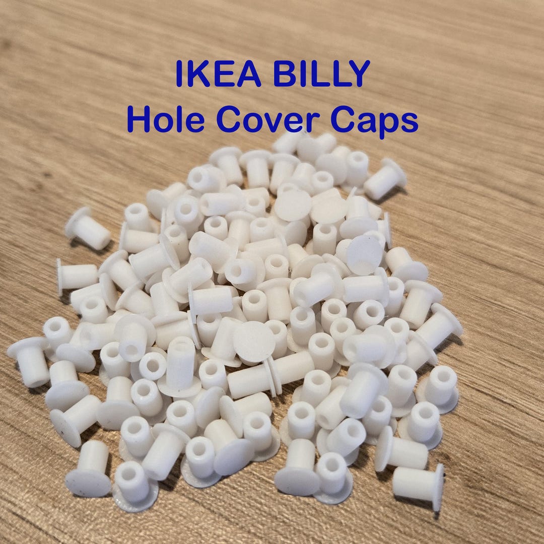 IKEA Billy Bookcase Hole Cover Caps – Low‑profile, Nearly Invisible ...