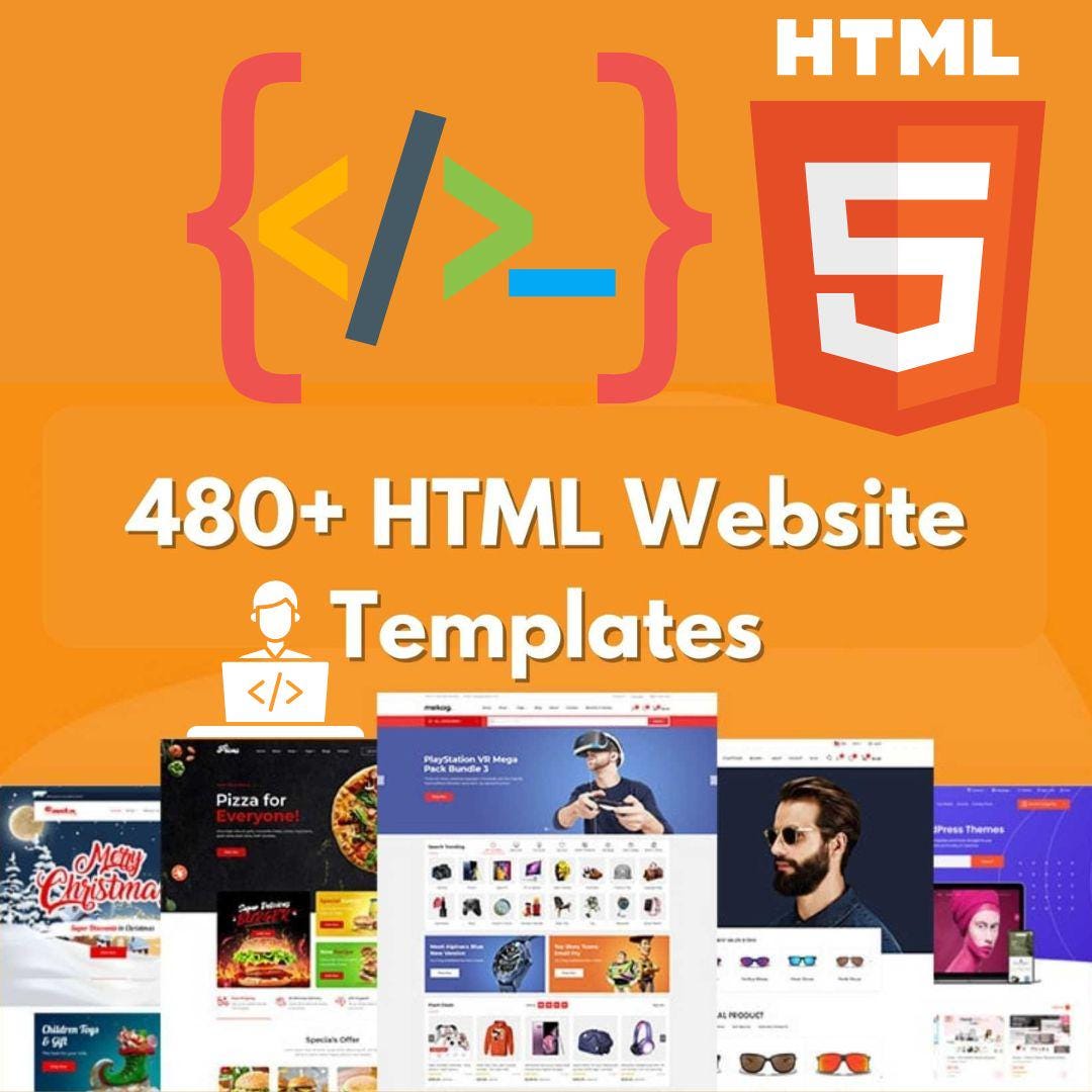 480+ HTML Website Templates 2025 - Responsive & Customizable Web ...