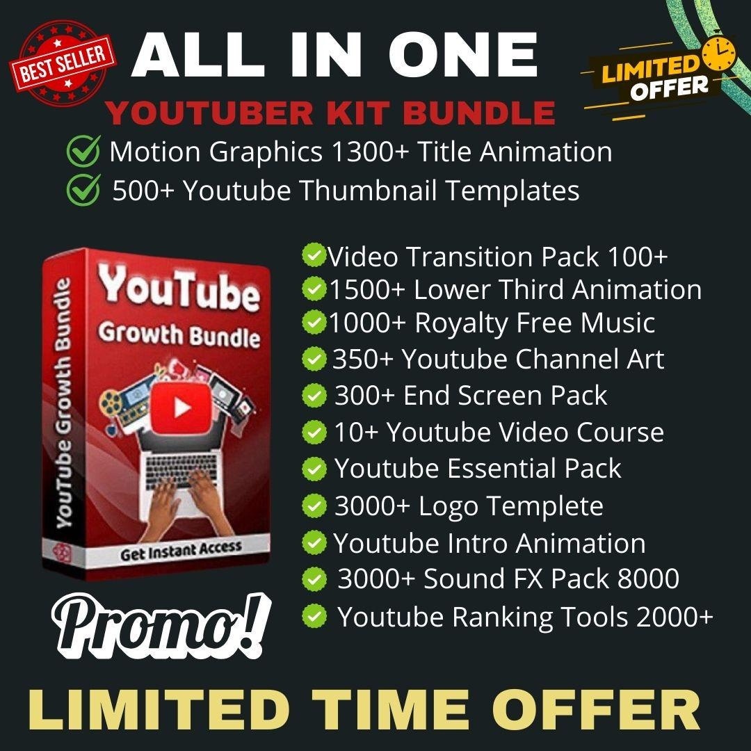 Get Your All-in-1 Premium Youtuber Kit Mega Bundle Now and Start ...