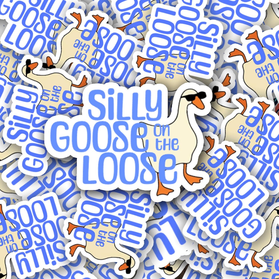 Silly Goose on the Loose Silly Goose Club Funny Stickers for Water ...