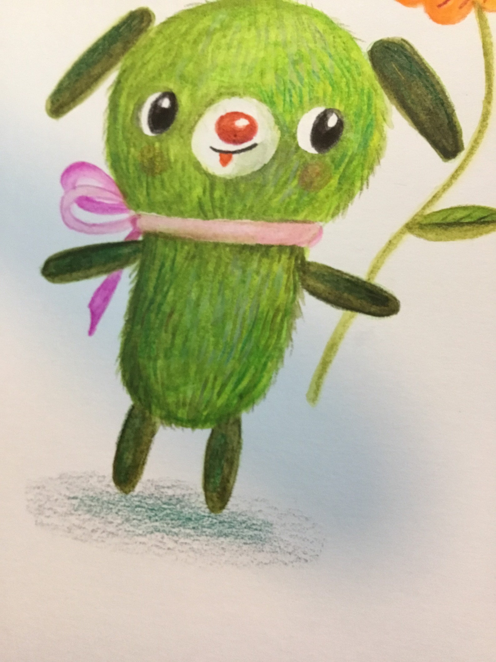 Benny the Dog original Artwork | Etsy