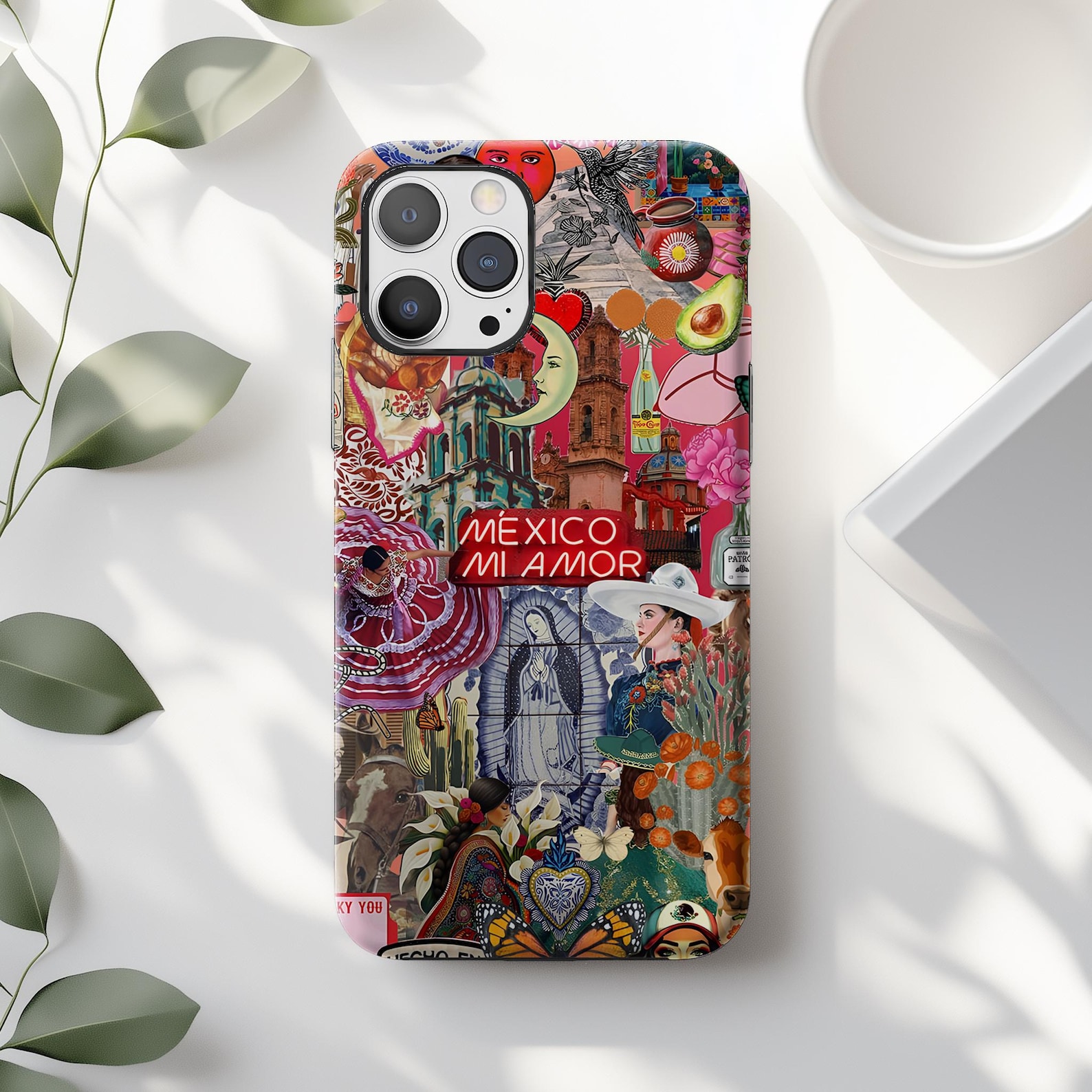 Mexican Summer Travel Collage Phone Case: Mexico iPhone 17 16 15 14 13 ...