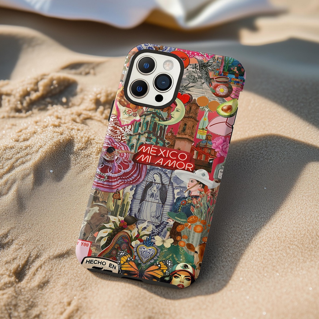 Mexican Summer Travel Collage Phone Case: Mexico iPhone 17 16 15 14 13 ...