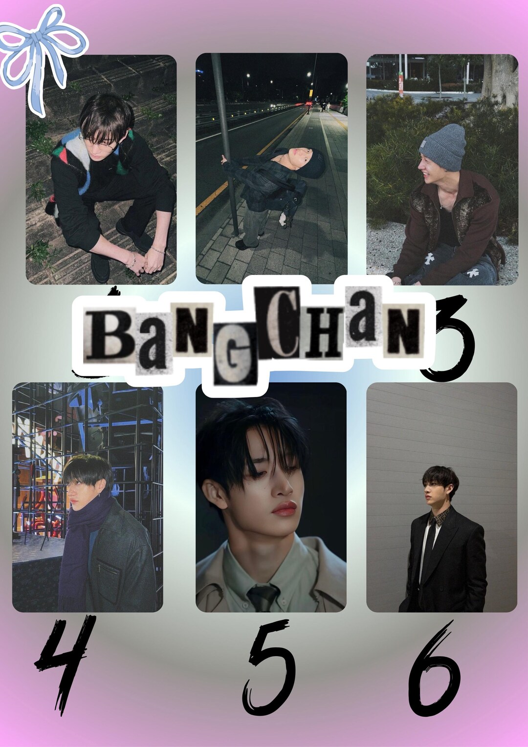 Stray Kids SKZ Bangchan Boyfriend Material Photocard Set - Etsy