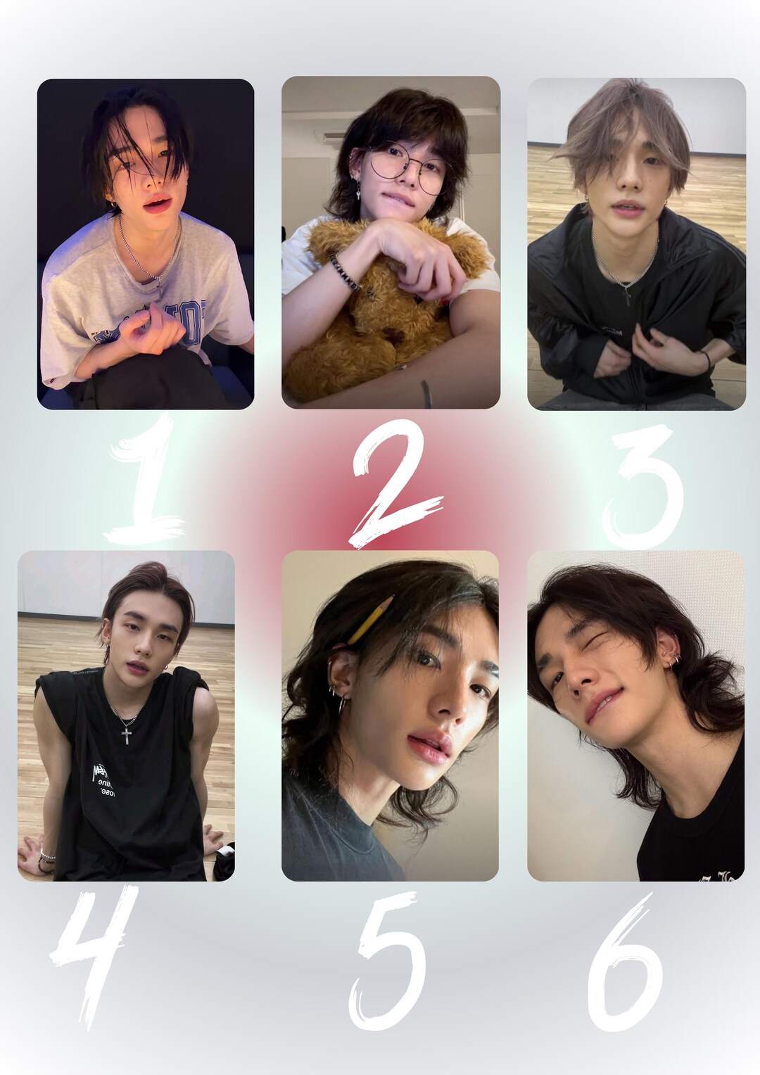 Stray Kids SKZ Hyunjin Boyfriend Material Photocard Set - Etsy