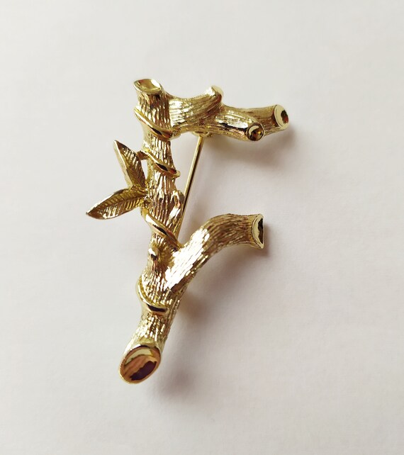 Letter F Brooch Sarah Coventry Alphabet Brooch Gold Plated - Etsy