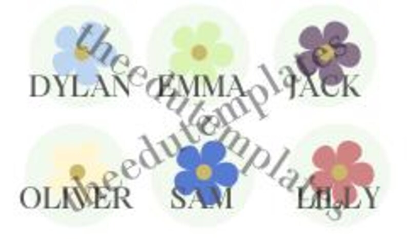 Classroom Name Tags - Etsy