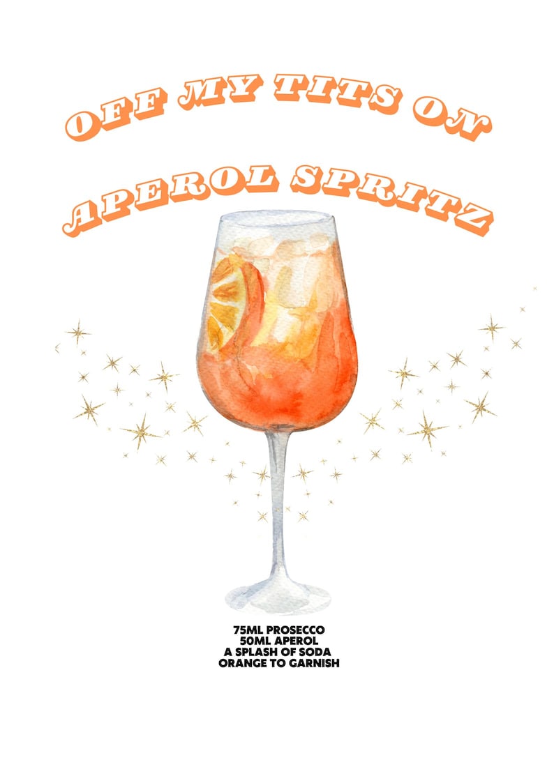 Funny Aperol Spritz Photo Print - Etsy