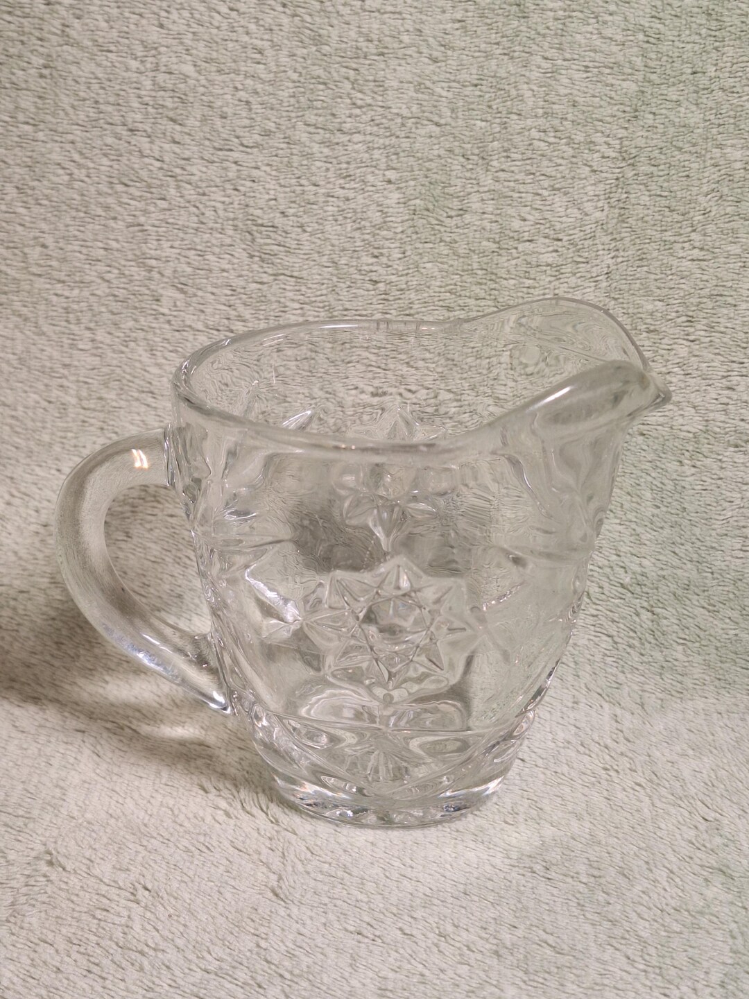 Anchor Hocking Star of David Creamer - Etsy