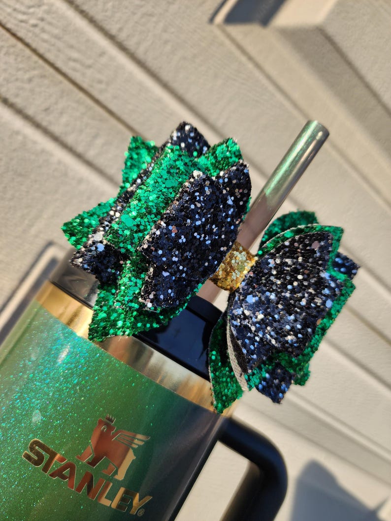 Wicked Elphaba Stanley Cup Straw Bow Topper - Etsy