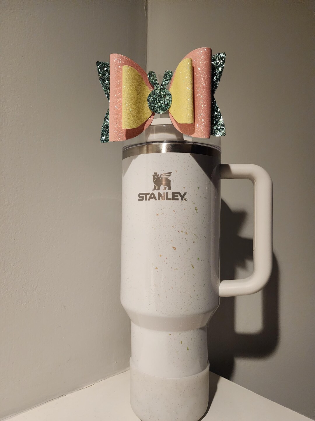 Easter Bunny Stanley Cup Straw Bow Topper - Etsy