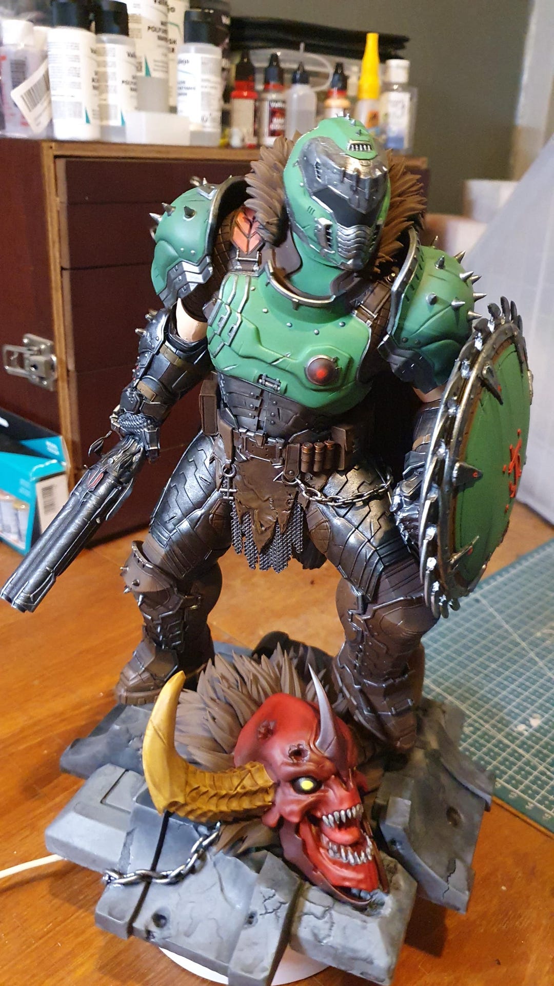 Doom Slayer, 3D Resin Printed in 16k - Etsy