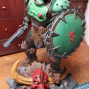 Doom Slayer, 3D Resin Printed in 16k - Etsy
