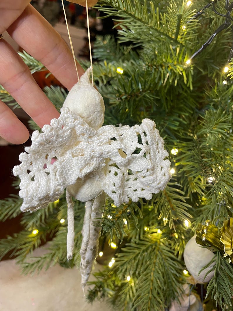 Spun Cotton Ice Sickle Fairy Doll Ornament - Etsy