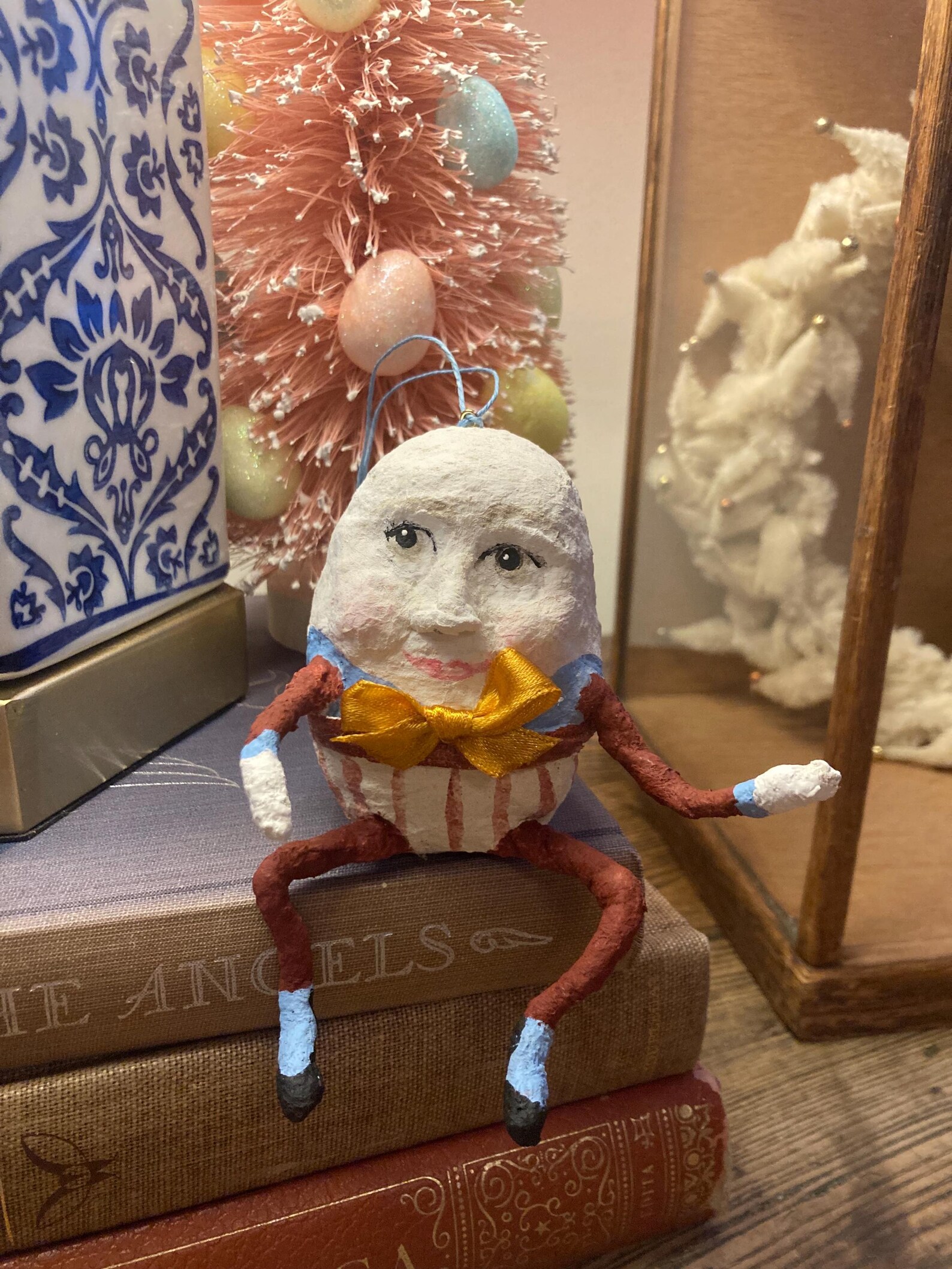 Spun Cotton Humpty Dumpty Ornament-easter/spring - Etsy
