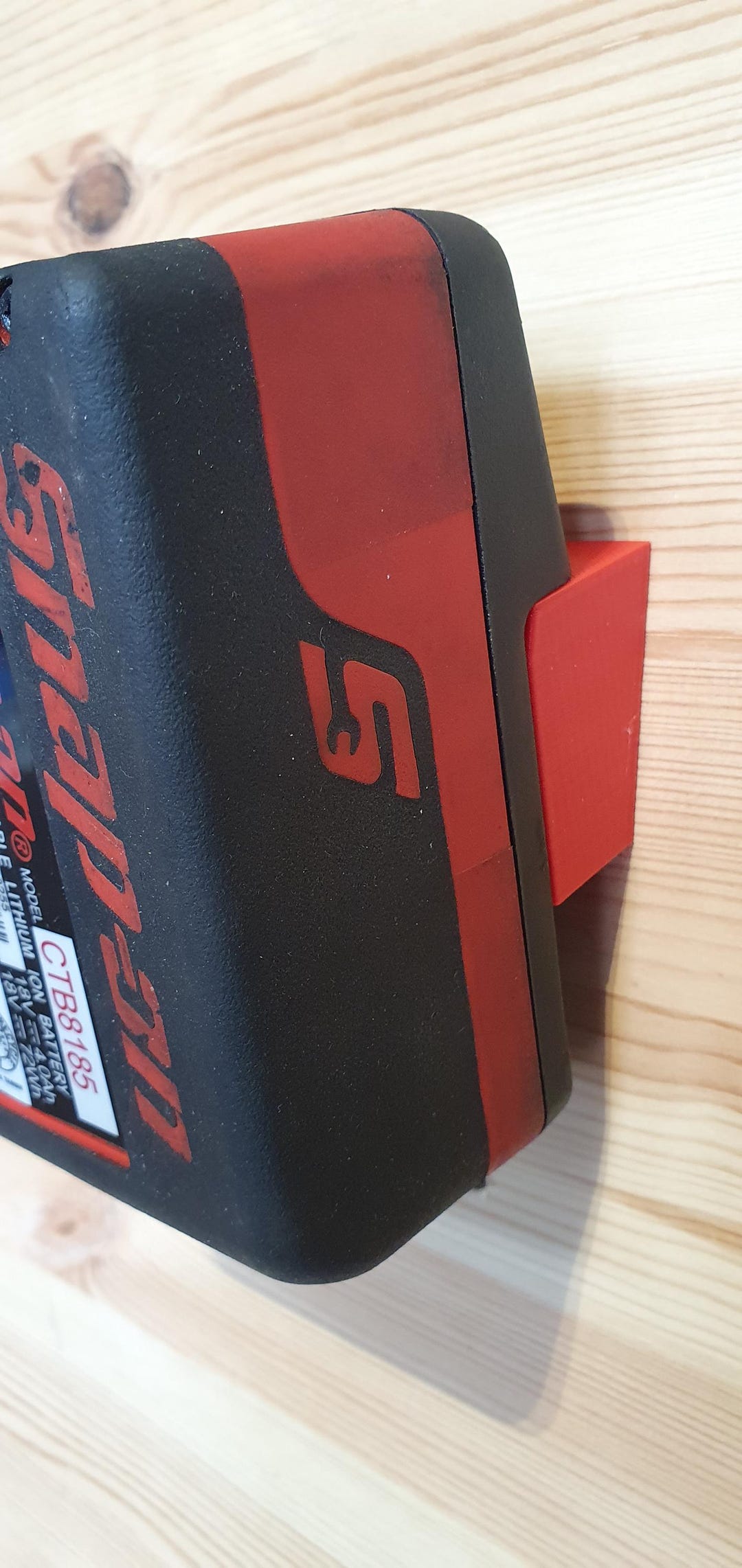 Snap-on Battery Holder "click Fit", Wall Mount Organizer for Power Tool ...