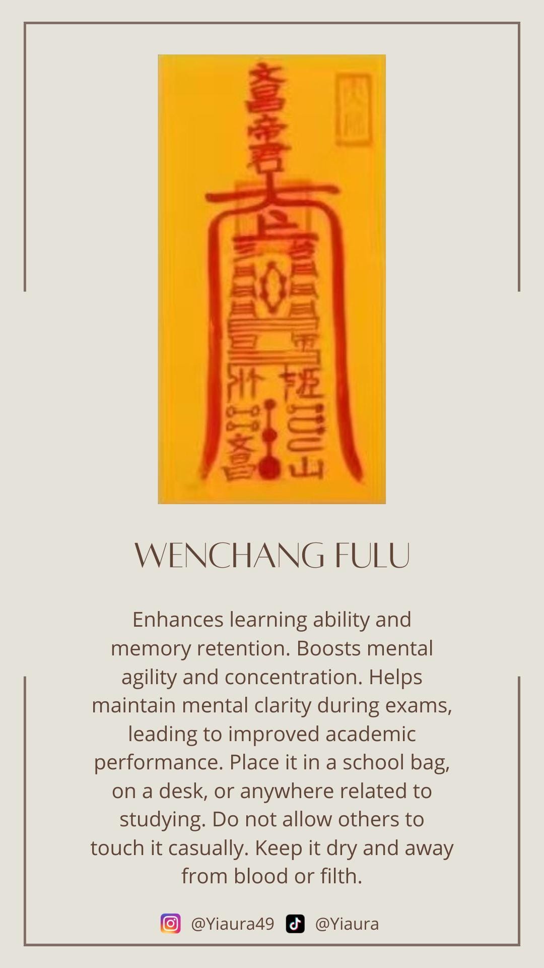 Taoist Talisman Pendant | Custom Fulu Necklace |chinese Charm - Etsy