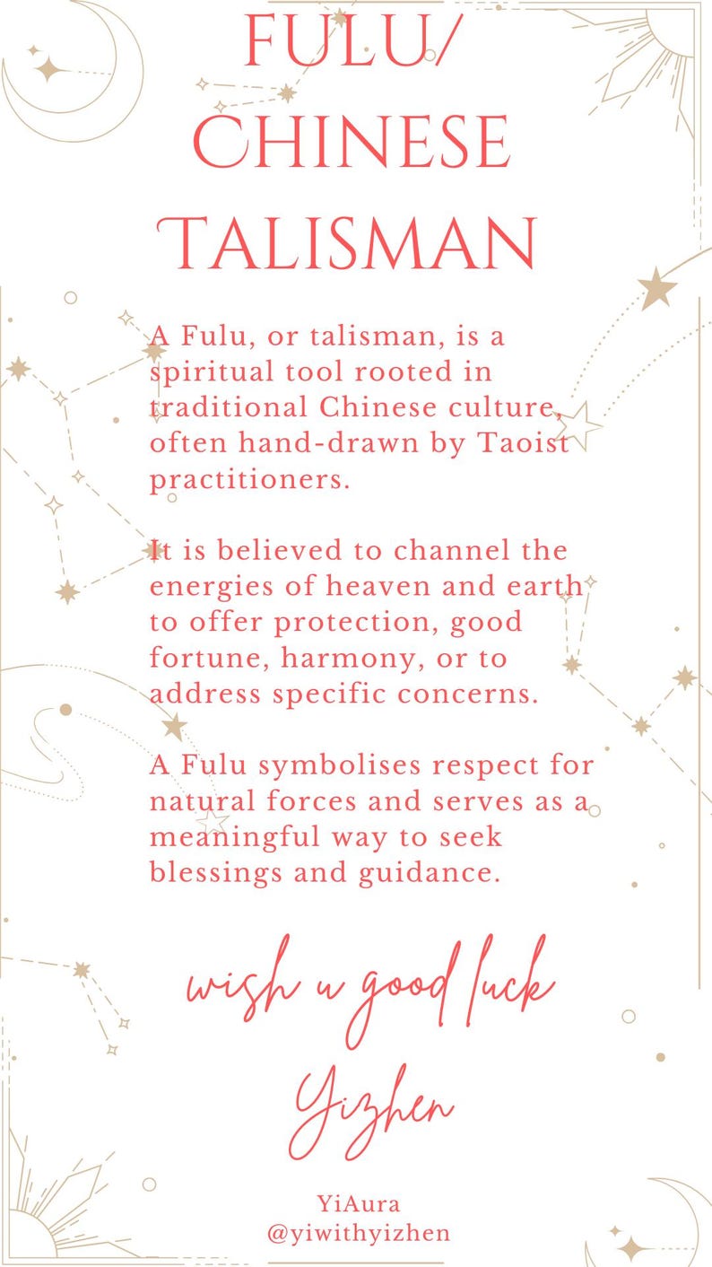 Taoist Talismans for Academic Success | Study Focus & Exam Luck - Etsy