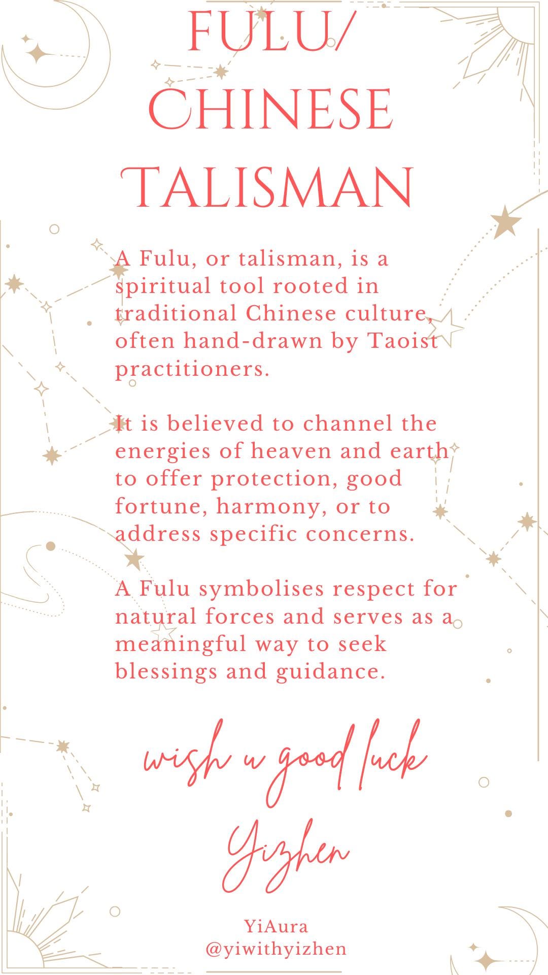 Chinese Wealth Blessing Charm Prosperity Amulet - Etsy