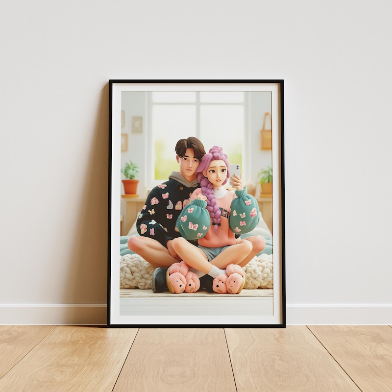 Rumi From Kpop Demon Hunters Fan Art - Etsy