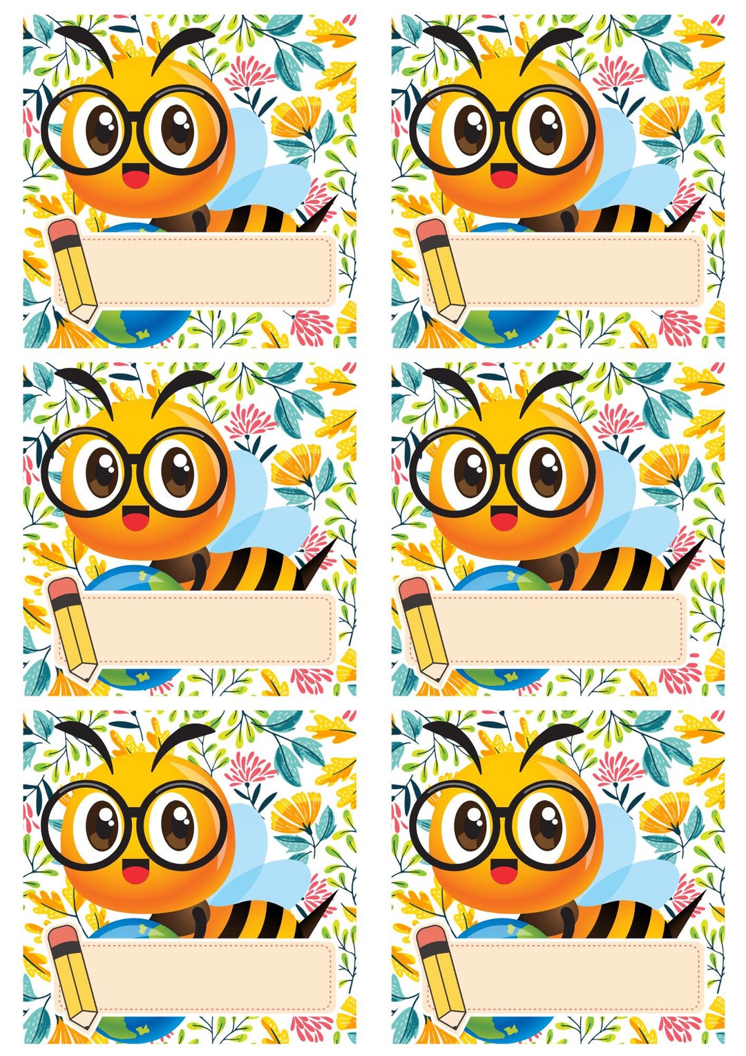 Personalized Book Labels for Kids – Custom Name Tags for School ...