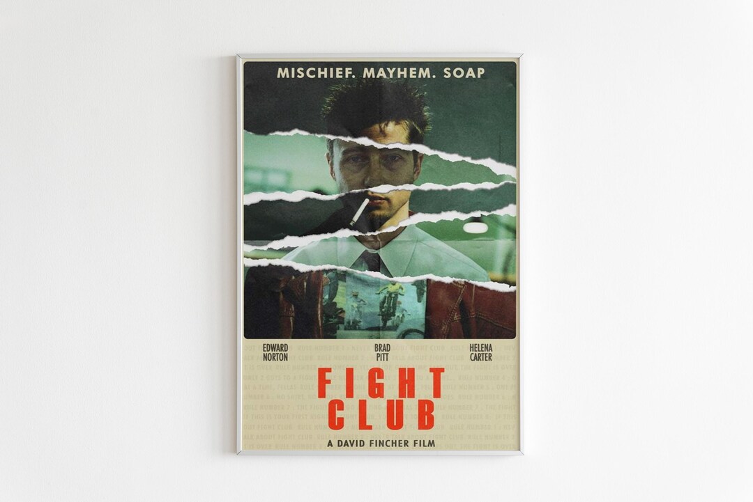 Fight Club Poster, Fight Club Art, Fight Club Minimalist Art, Fight ...