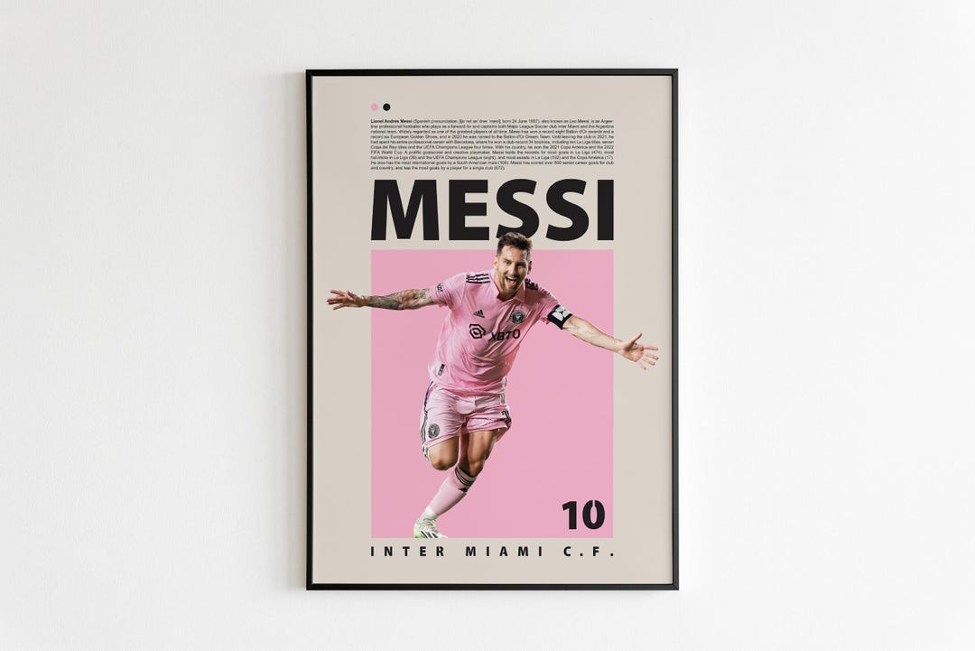 Lionel Messi Poster, Lionel Messi Art, Retro Poster, Vintage Poster ...