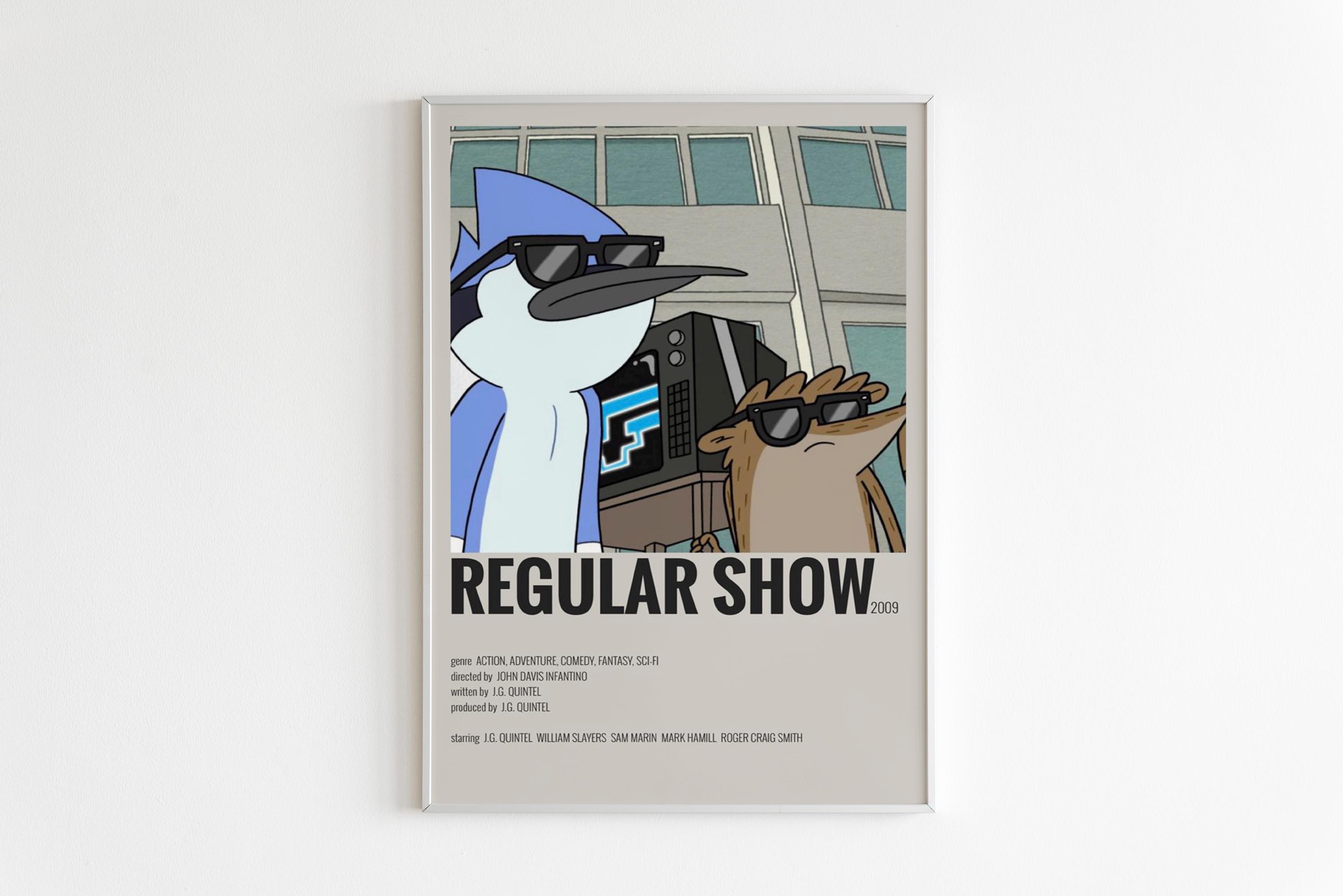 Regular Show Poster, Regular Show Art, Regular Show Retro Poster, Vintage Poster, Home Decor - Etsy