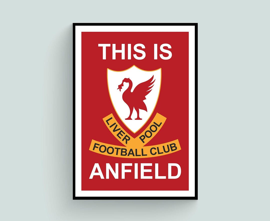 Liverpool Poster, Anfield Art, Liverpool Art, Retro Poster, Vintage ...