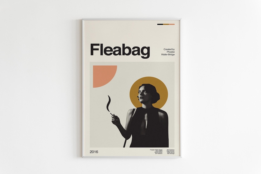 Fleabag Poster, Fleabag Art, Fleabag Minimalist Art, Fleabag Retro ...